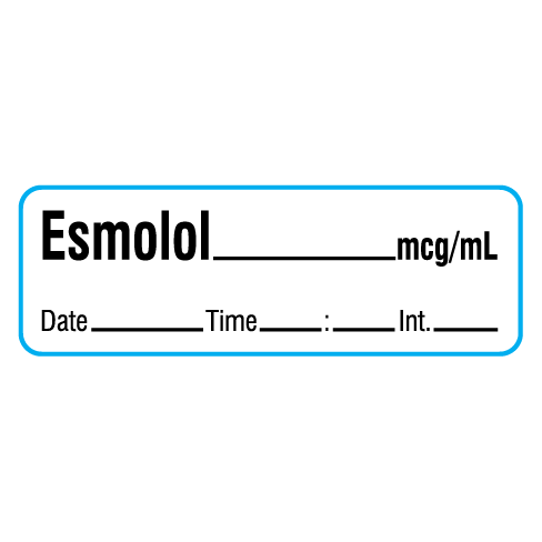 SA-3212-DTI-PRE Anesthesia Labels for Syringe Identification