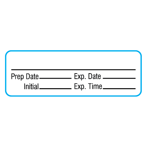 SA-3216-EXP-PRE Anesthesia Labels for Syringe Identification