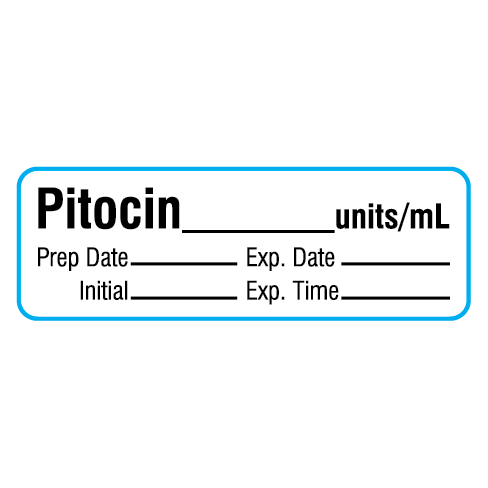 SA-322-EXP-PRE Anesthesia Labels for Syringe Identification
