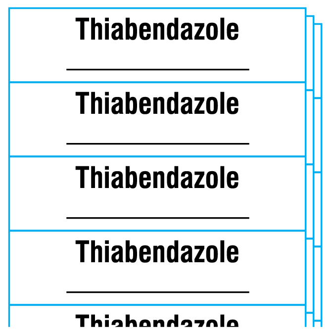 SAV-975-PK Anesthesia Labels for Syringe Identification