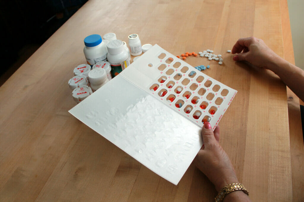 Blister Pack Medication Simplifies Home Medication Management