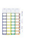 MA-4028-2A Synmed Medication Blister Card - Weekly